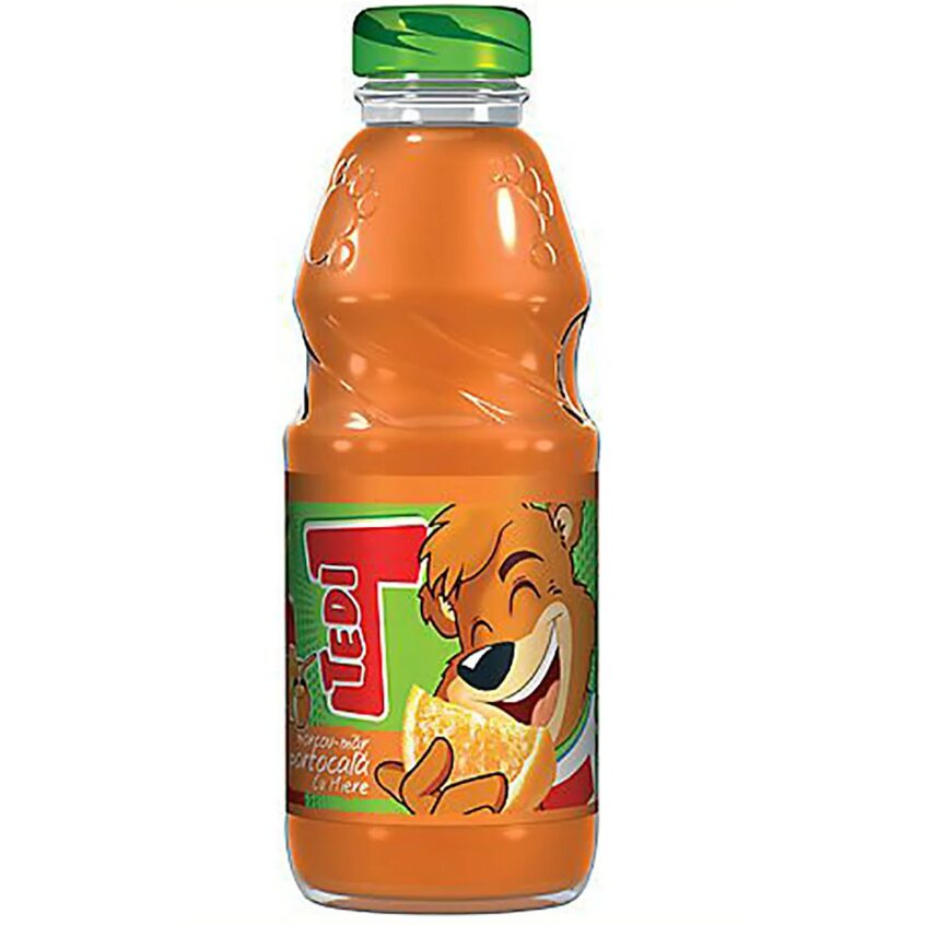 Suc cu portocala, mar si morcov Tedi 300 ml - zozocafe