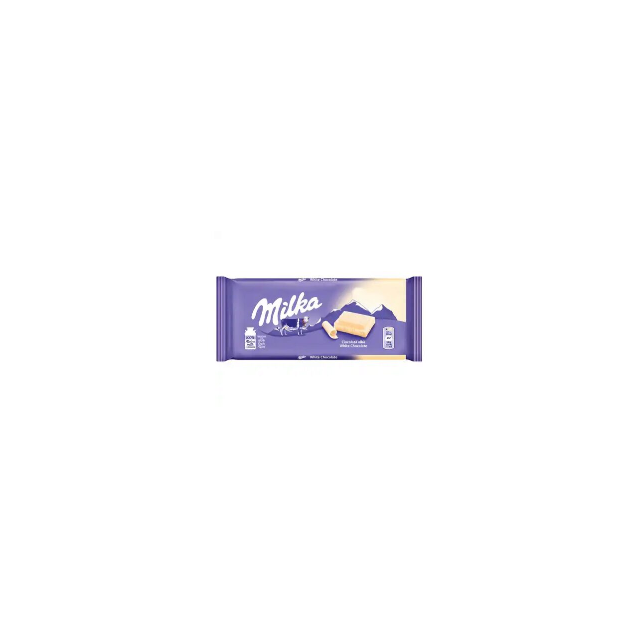 Milka Ciocolata Cu Lapte Si Ciocolata Alba 100g - zozocafe